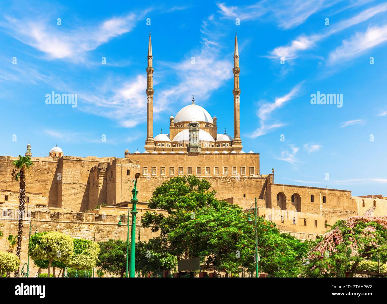Mohammed Ali Pasha on the top of Cairo Citadel, famous landmark of ...