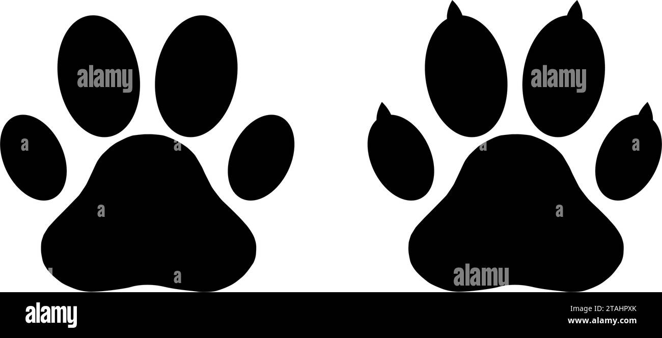 Paw print icon simple design. Vector illustration Stock Vector Image ...
