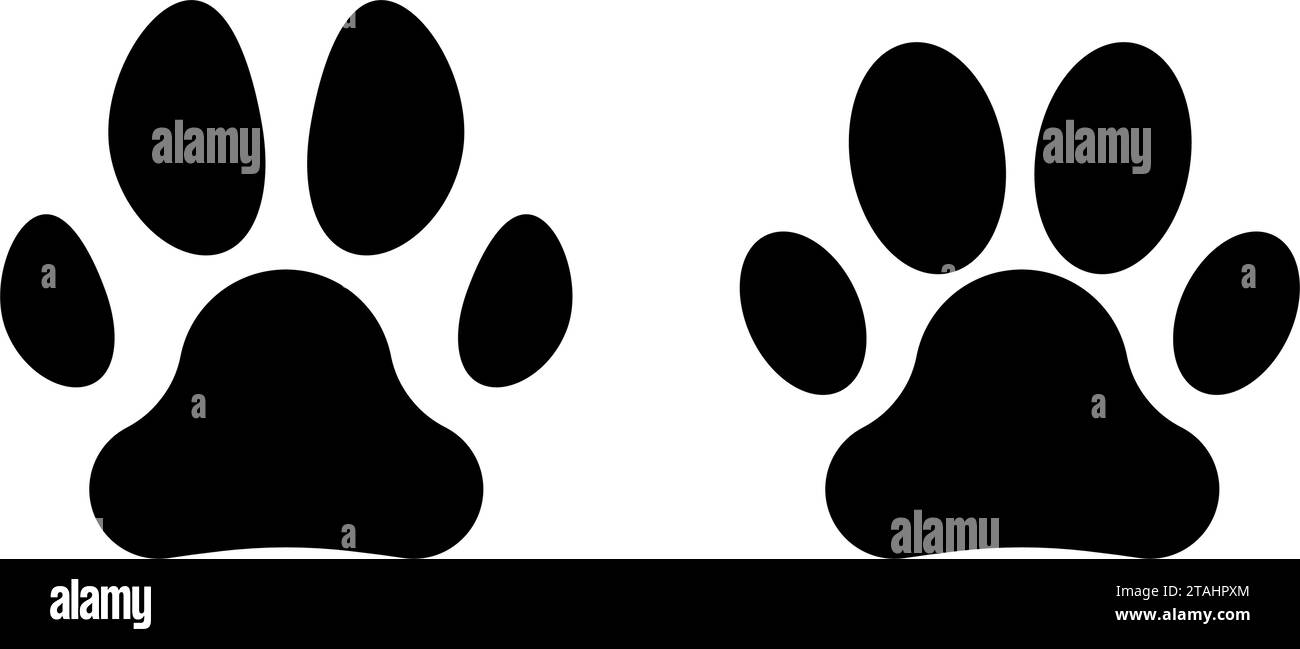 Paw print icon simple design Stock Vector Image & Art - Alamy