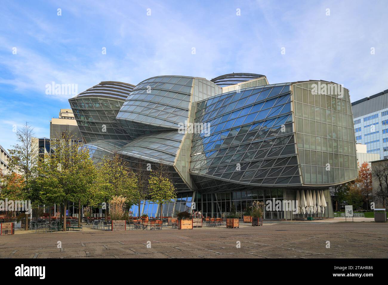 Basel, Switzerland - October 25 2022 : The Gehry Building of Novartis ...