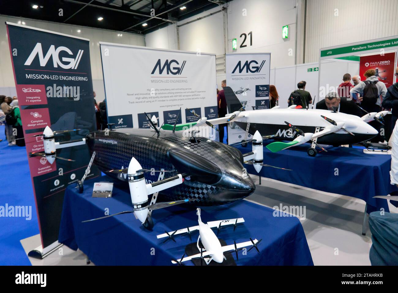 MGI Engineering eVTOL 101 cargo technology on display at DroneX 2023 ...