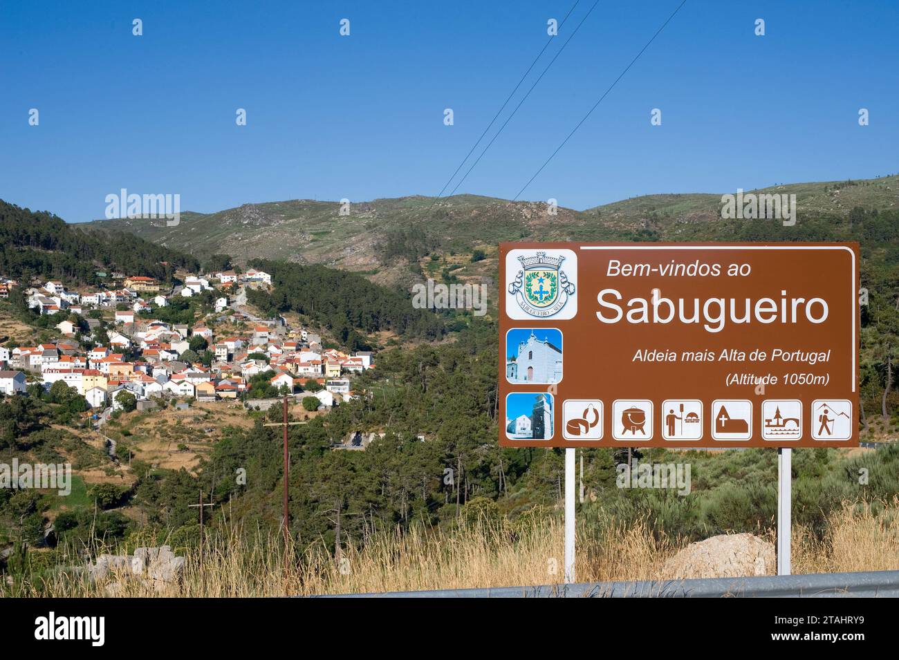 Sabugueiro (Aldeia de montanha). Seia, Guarda, Portugal Stock Photo - Alamy