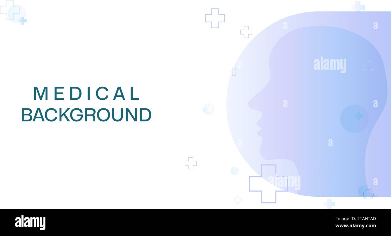 Medical molecular background with medical elements, cardiogram ...