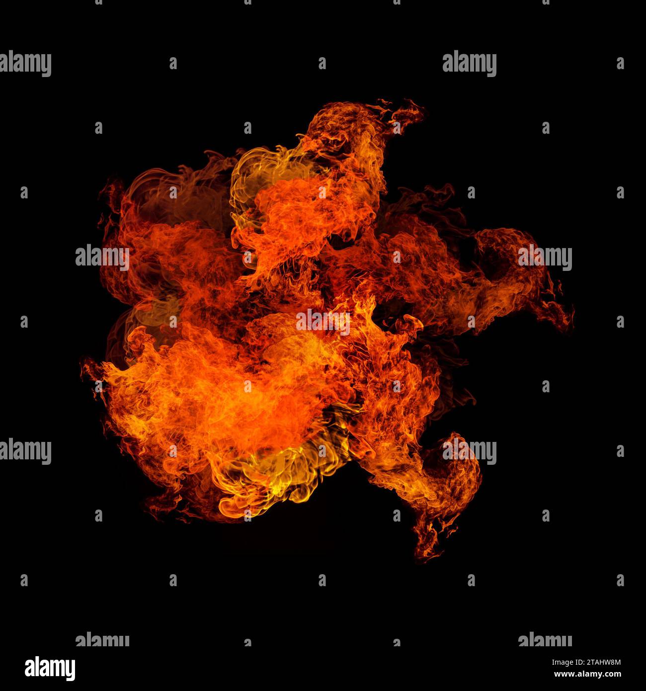 Fire blaze flames on black background. Fire burn flame isolated ...