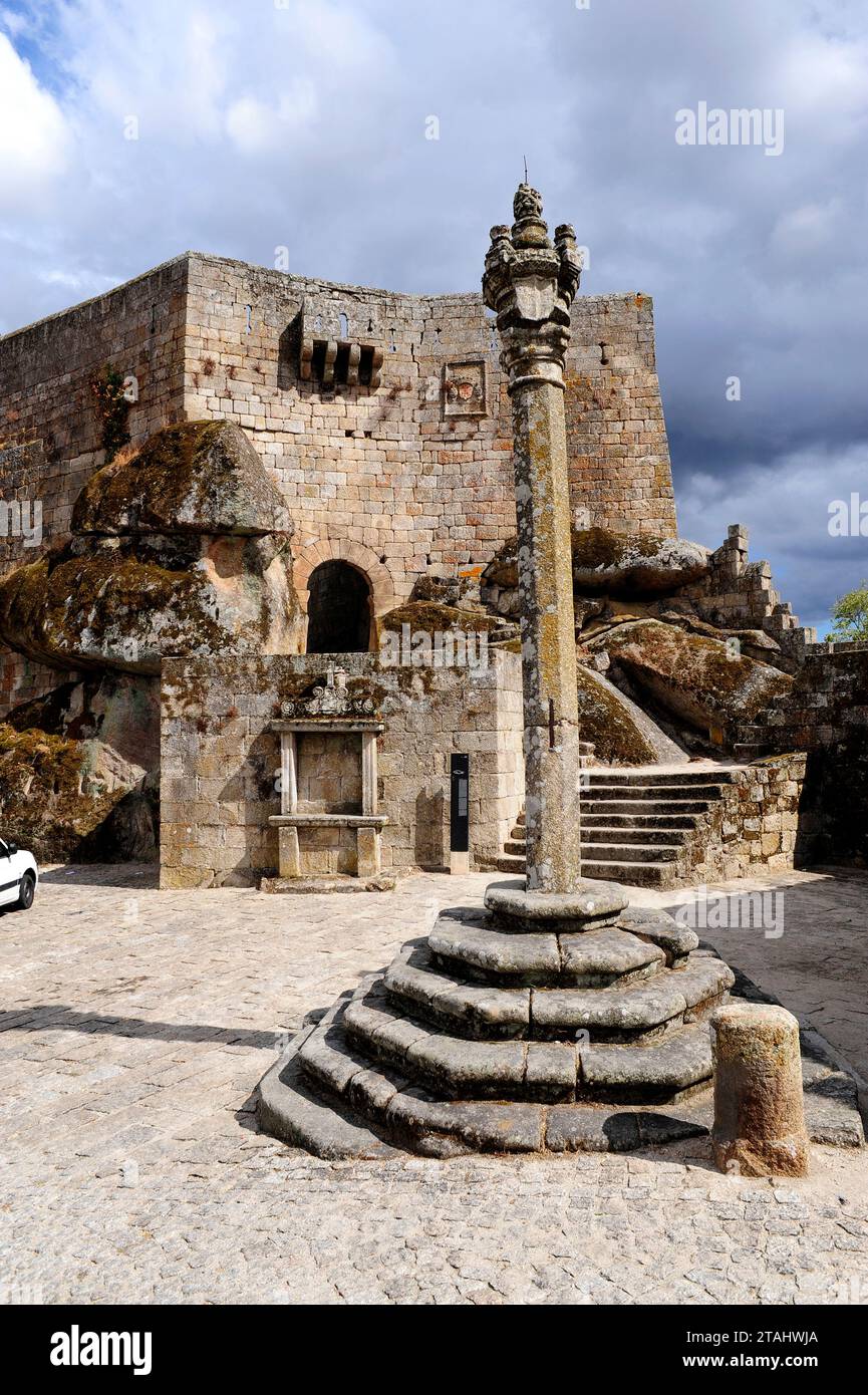 Sortelha, medieval village surrounded by walls. Castle (13th century ...