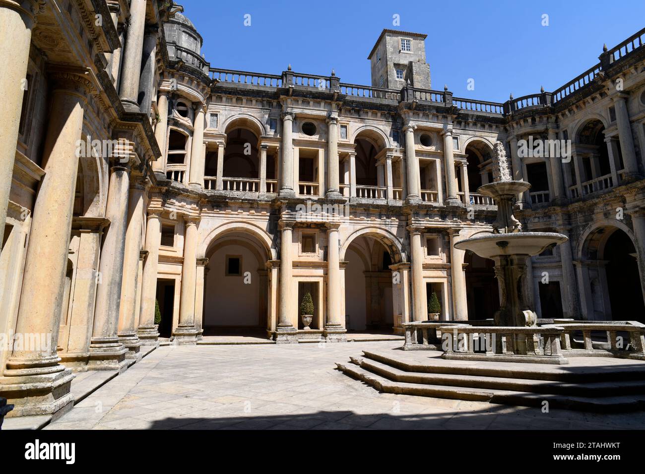 Tomar city, Convent of Christ (romanesque, gothic, manueline and ...