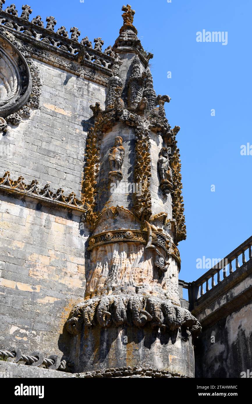 Tomar city, Convent of Christ (romanesque, gothic, manueline and ...
