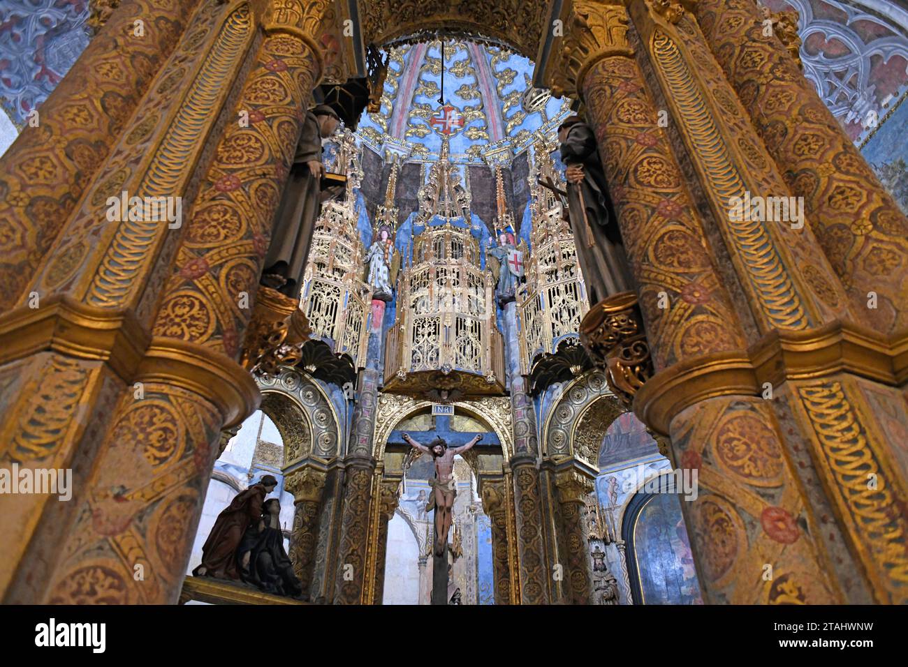 Tomar city, Convent of Christ (romanesque, gothic, manueline and ...