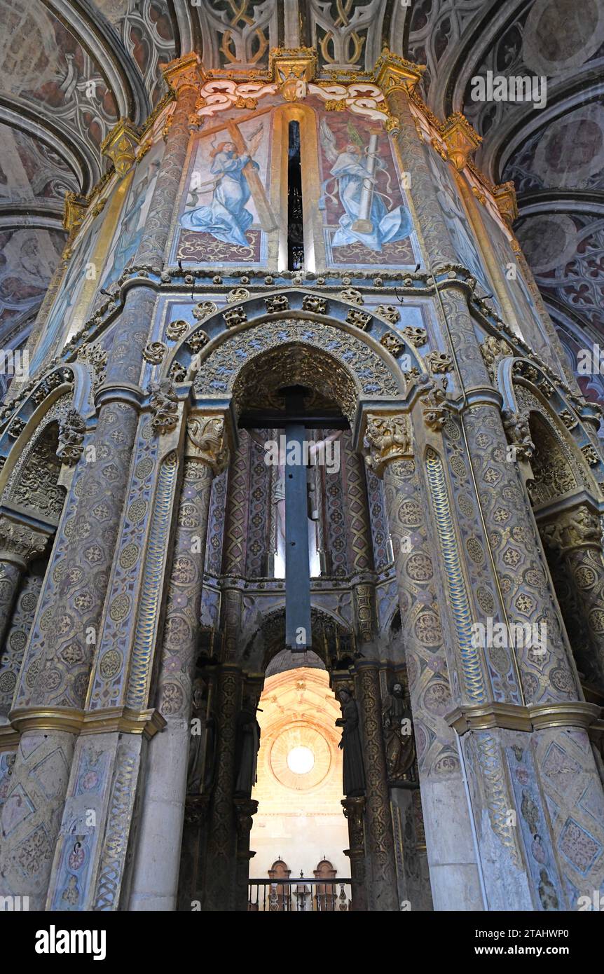 Tomar city, Convent of Christ (romanesque, gothic, manueline and ...