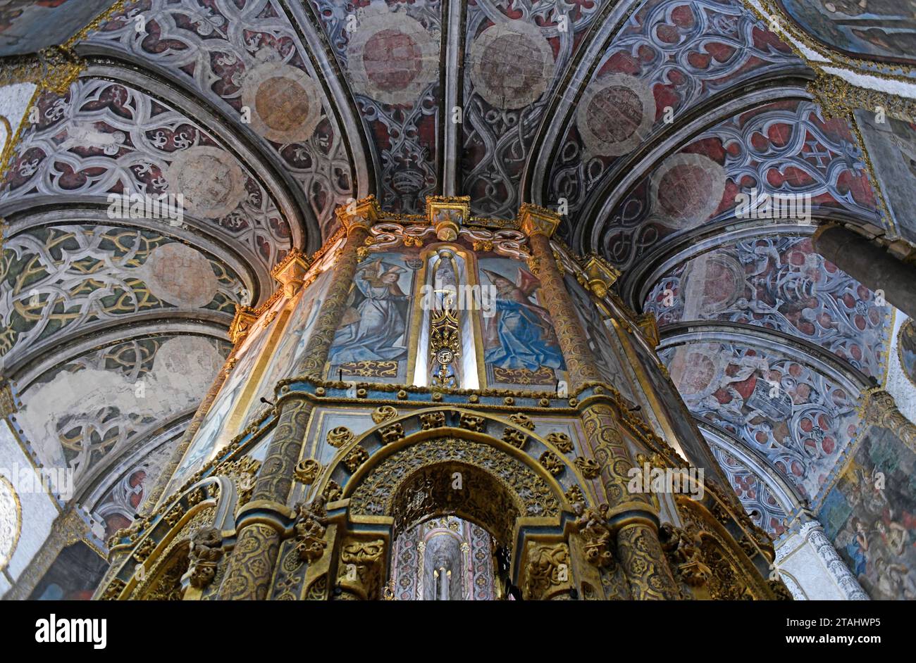 Tomar city, Convent of Christ (romanesque, gothic, manueline and ...