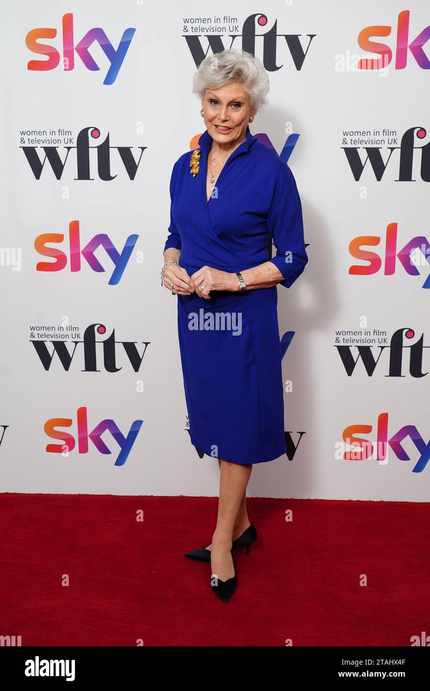 Angela Rippon attends the Woman In Film and Television Awards at the ...