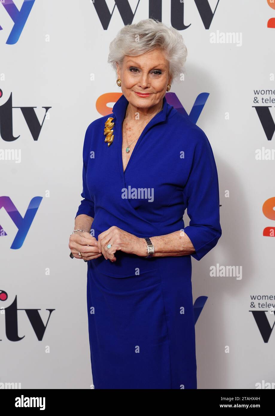 Angela Rippon attends the Woman In Film and Television Awards at the ...
