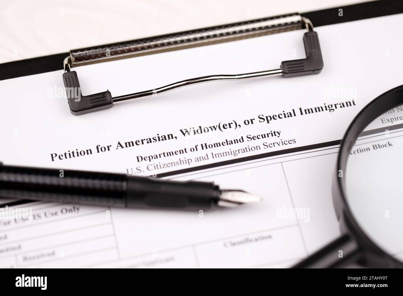 I-360 Petition for Amerasian, Widower or special immigrant blank form ...