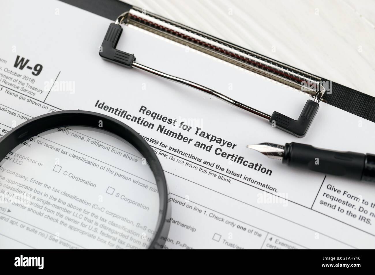 IRS Form W-9 Request for taxpayer identification number and ...