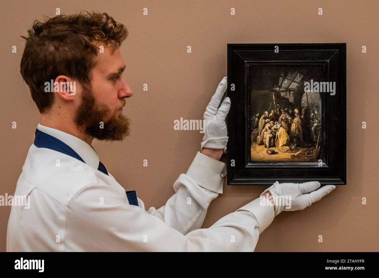 London, UK. 1st Dec, 2023. Rembrandt Harmensz. van Rijn, The Adoration ...