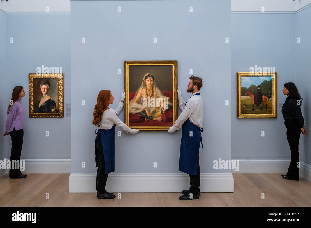 London, UK. 1st Dec, 2023. Francesco Renaldi, Portrait of a Mughal lady ...