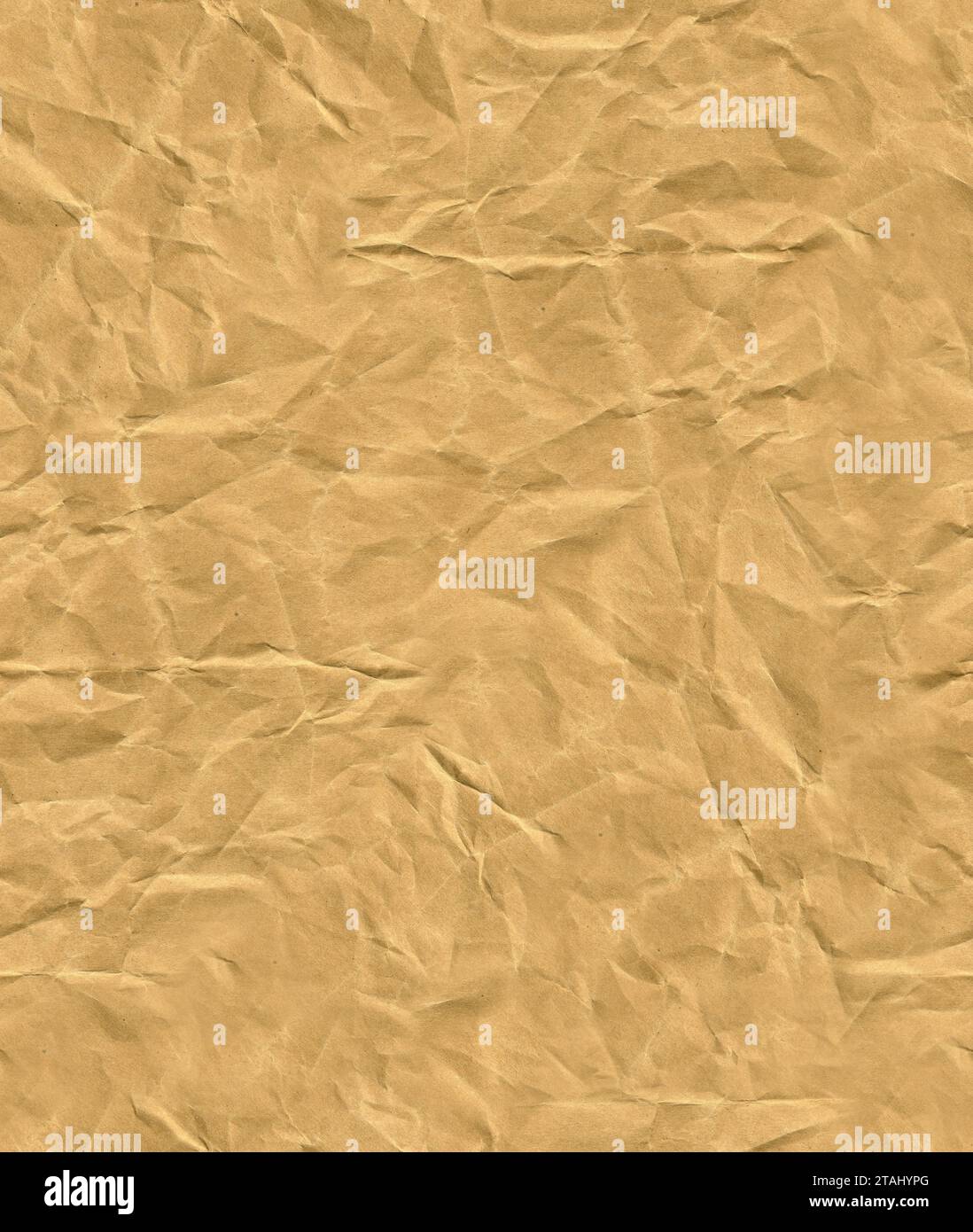 Craft crumpled paper, cardboard background. Brown kraft sheet texture ...