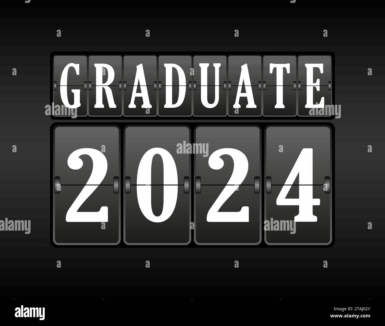 A board with the inscription graduate 2024. Design for websites ...