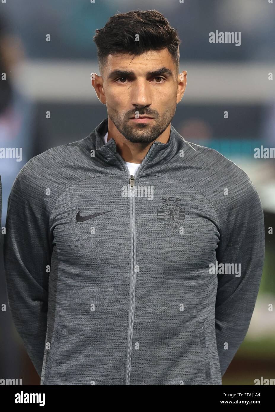 Bergamo, Italy. 30th Nov, 2023. Ricardo Esgaio of Sporting CP looks on ...