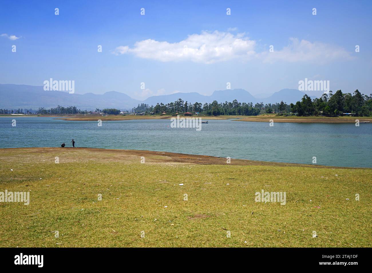 Situ Cileunca Lake, Pengalengan, Bandung, West Java, Indonesia Stock ...