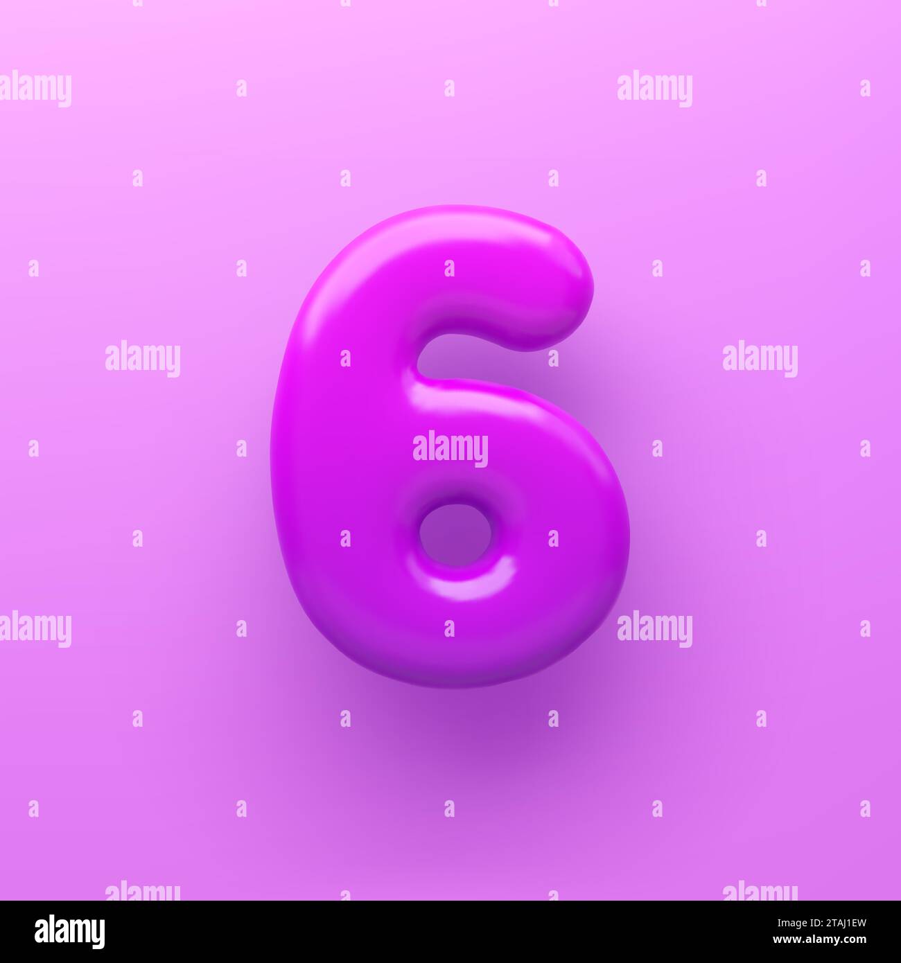 6 number balloon hi-res stock photography and images - Alamy