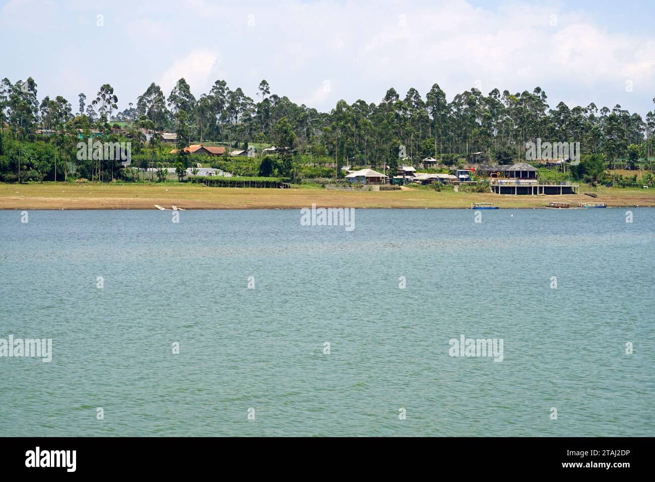 Situ Cileunca Lake, Pengalengan, Bandung, West Java, Indonesia Stock ...