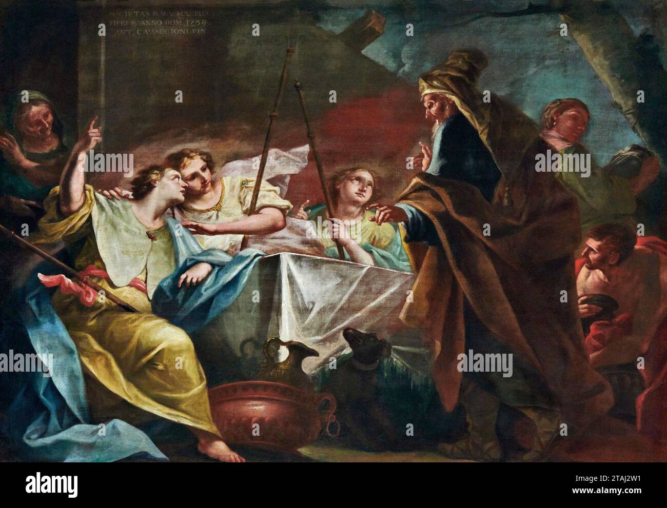 Abramo e i tre angeli hi-res stock photography and images - Alamy