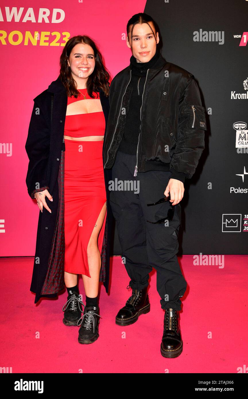 Gina Marie Grimm und Helge Mark Lodder bei der 24. Verleihung der 1Live ...