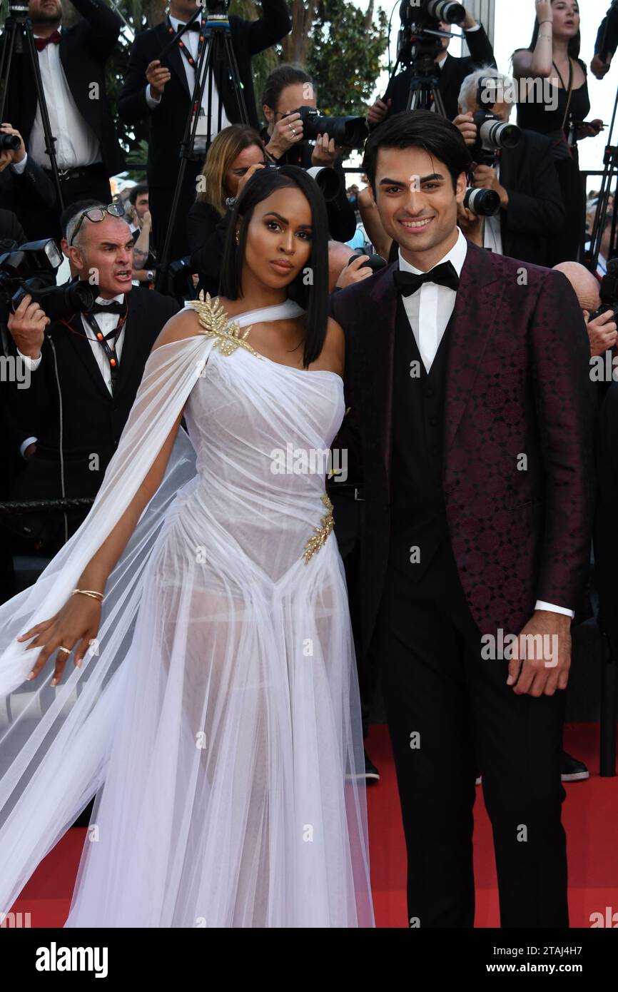 CANNES, FRANCE - MAY 20: Matteo Bocelli,Sabrina Elba attends the ...