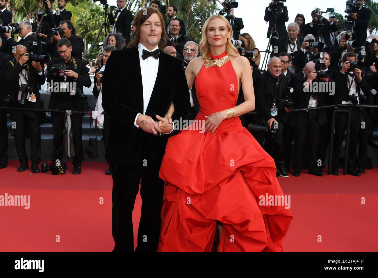 CANNES, FRANCE - MAY 24: Diane Kruger, Norman Reedus attends the 75th ...
