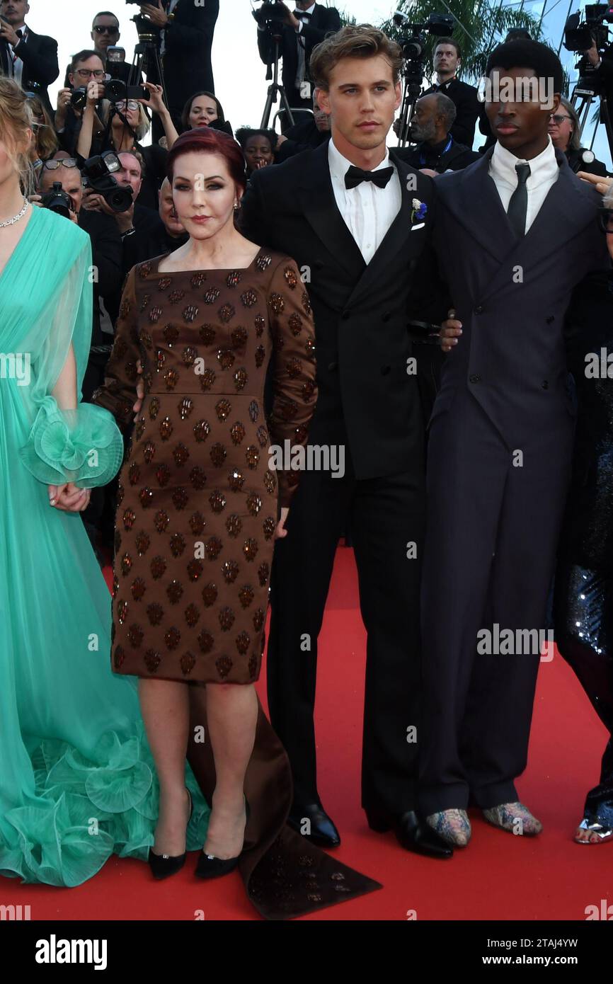 CANNES, FRANCE - MAY 25: Austin Butler,Priscilla Presley, attend the ...
