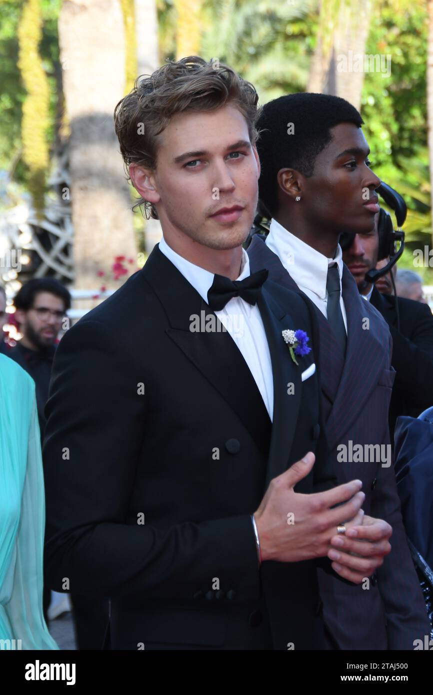 CANNES, FRANCE - MAY 25: Austin Butler, attend the screening of "Elvis ...