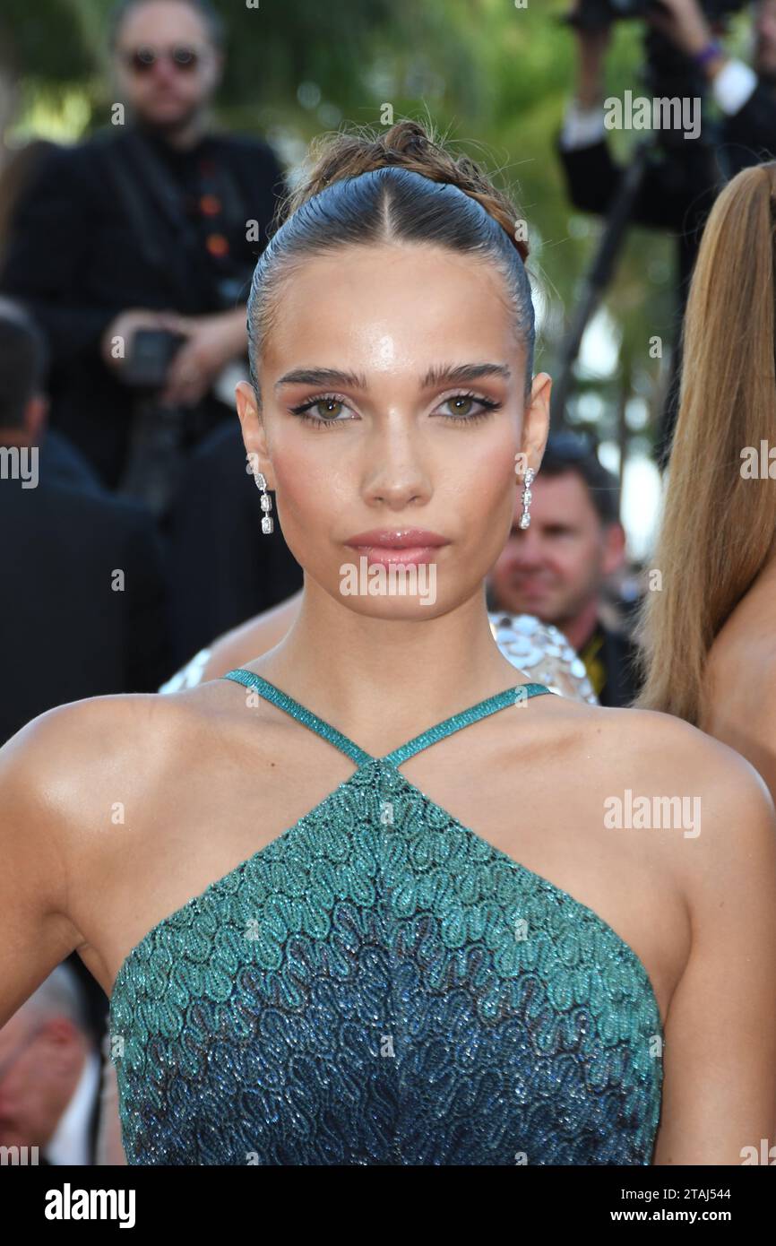 CANNES, FRANCE - MAY 25: Hana Cross attend the screening of "Elvis ...