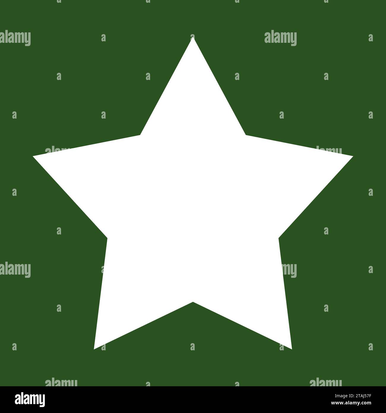 white on green star icon vector illustration Stock Photo - Alamy