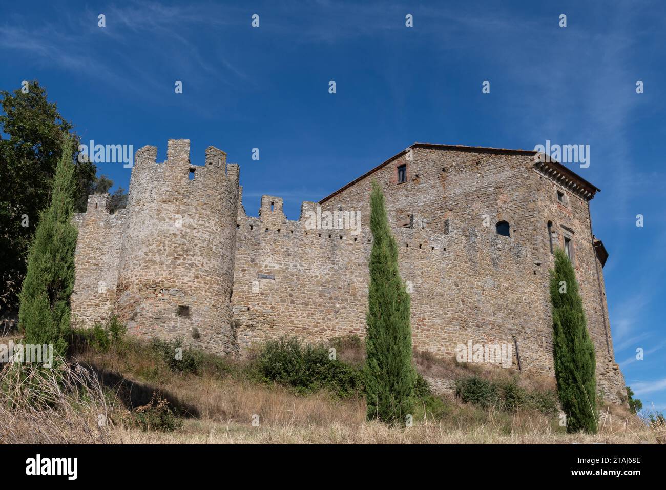 The ancient castle of Montegualandro, Tuoro sul Trasimeno, Perugia ...