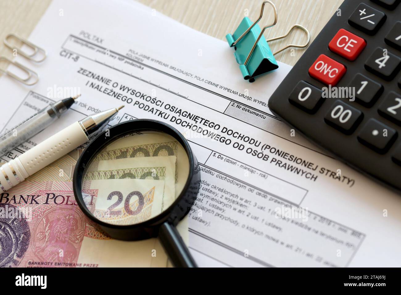 Declaration of the amount of earned income or incurred loss and ...