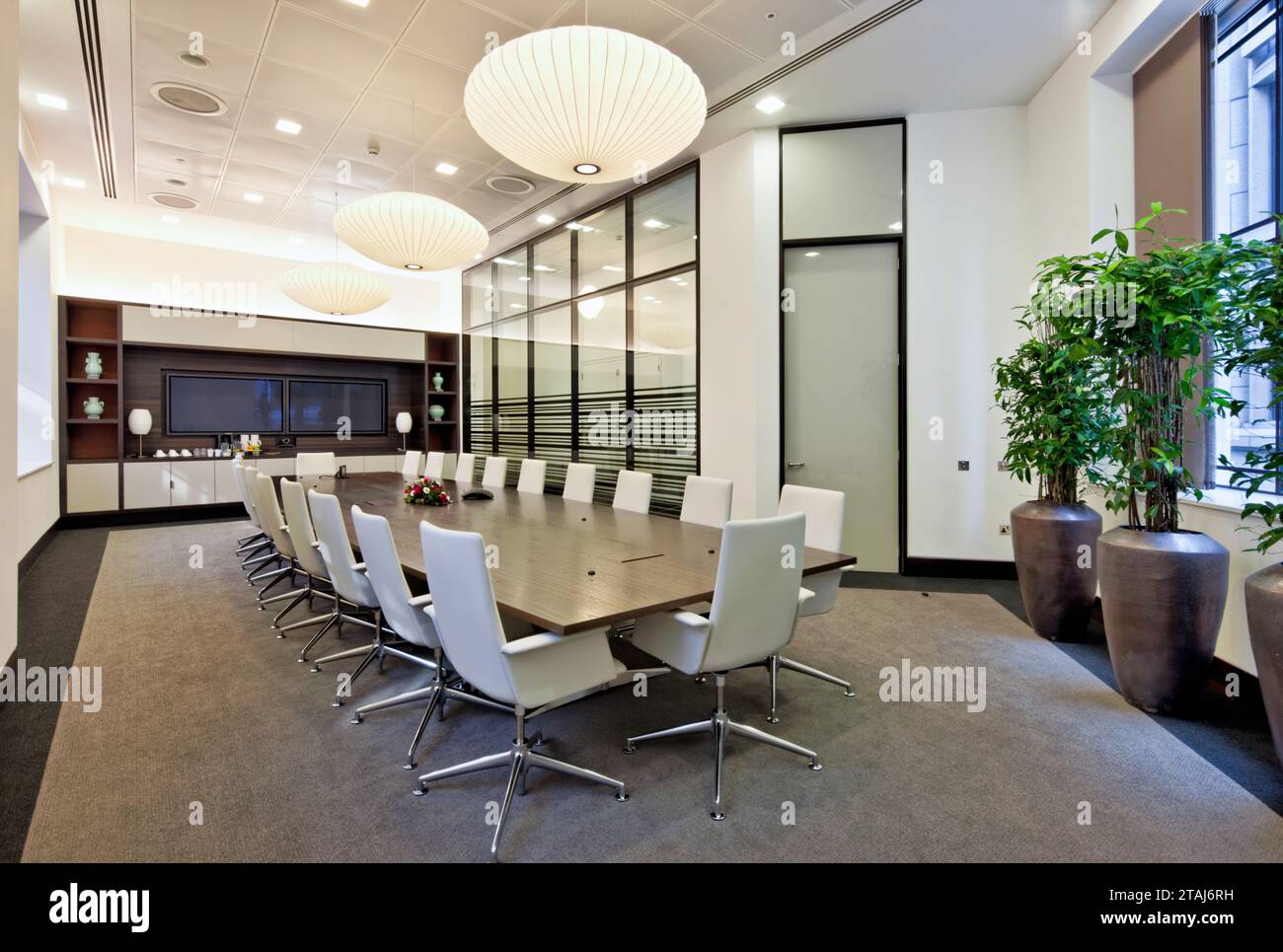 Interior of the Industrial and Commercial Bank of China (ICBC) in the ...