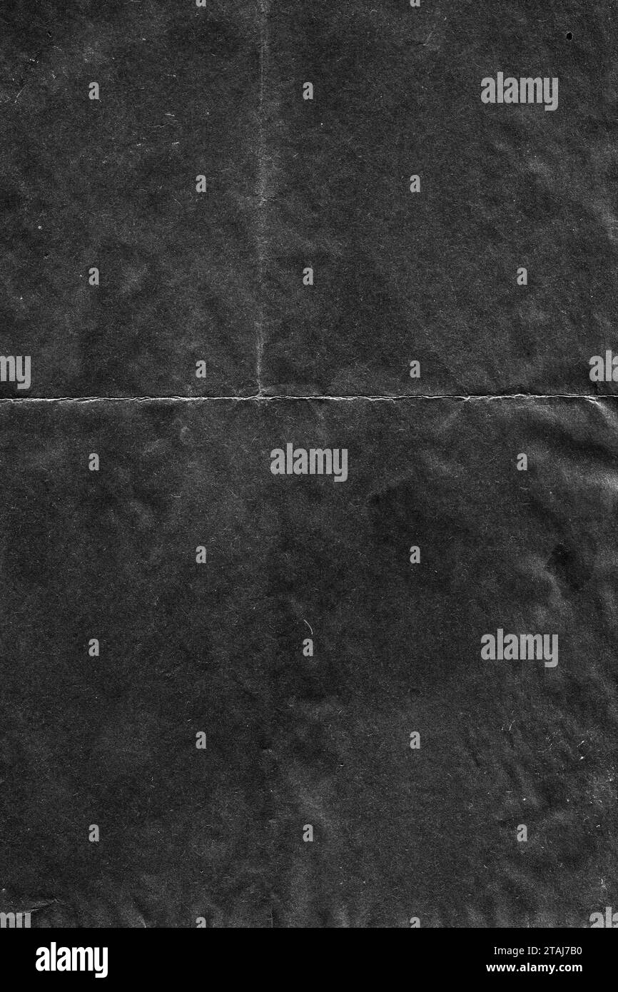 Old Black Empty Aged Damaged Paper Poster Cardboard Photo Card. Rough ...