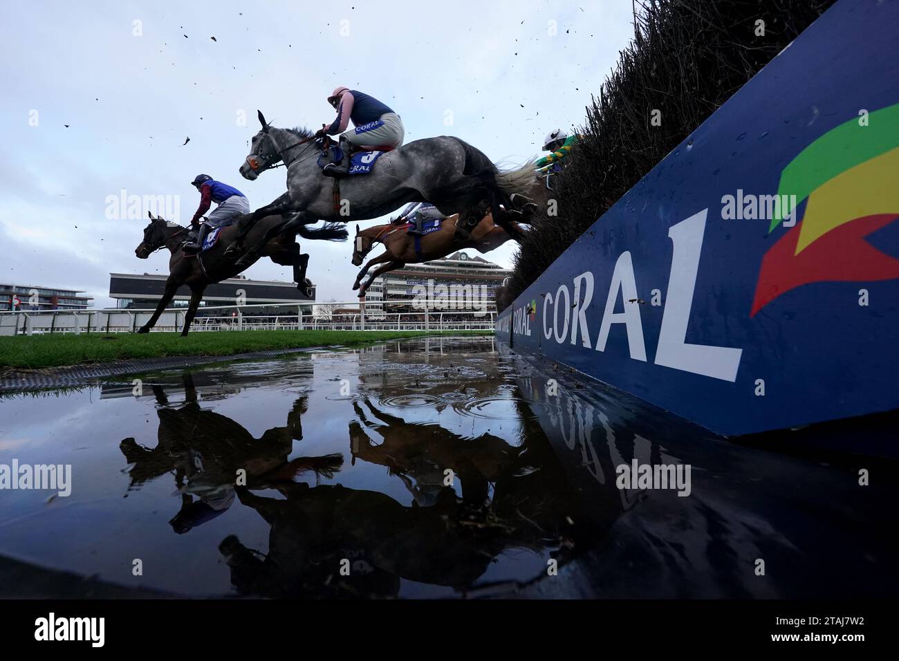 Marble Sands ridden by Brendan Powell (centre) in action during the ...
