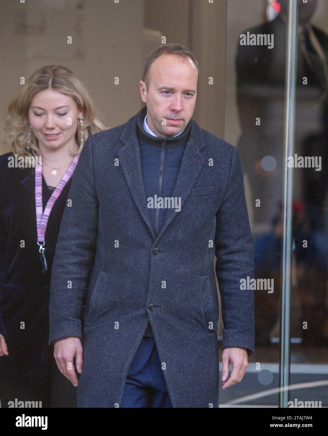 London, England, UK. 1st Dec, 2023. Former Health Secretary MATT ...