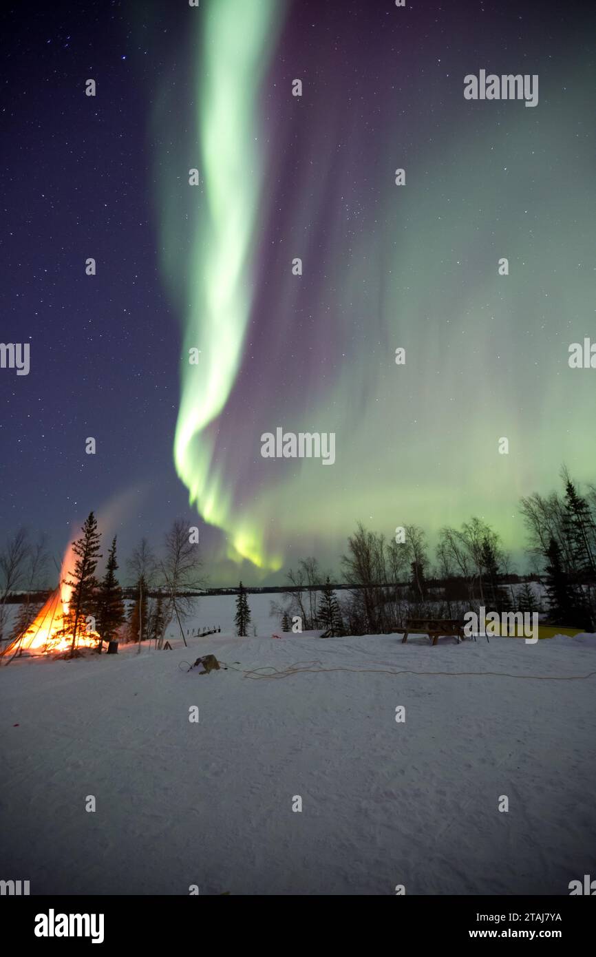 Red aurora storm hi-res stock photography and images - Alamy