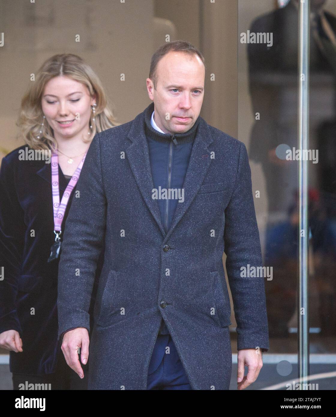 London, England, UK. 1st Dec, 2023. Former Health Secretary MATT ...