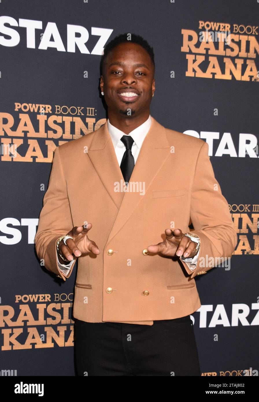 New York, NY, USA. 30th Nov, 2023. Johnell Young at the NY premiere of ...