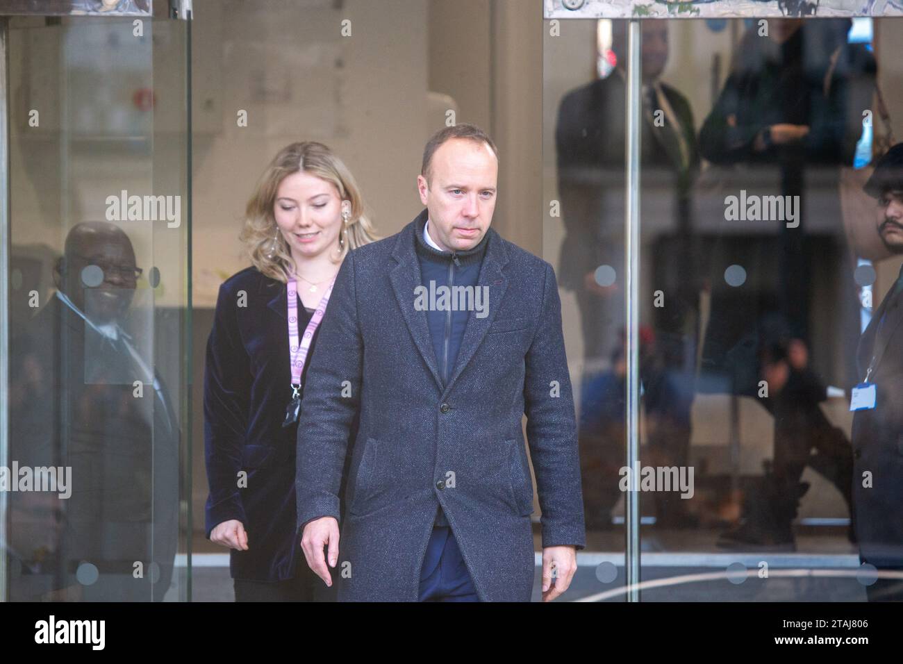 London, England, UK. 1st Dec, 2023. Former Health Secretary MATT ...