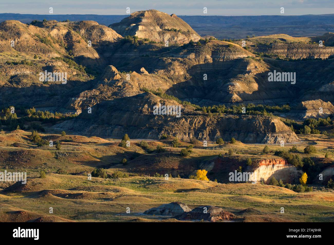 Badlands from Buck Hill, Theodore Roosevelt National Park-South Unit ...
