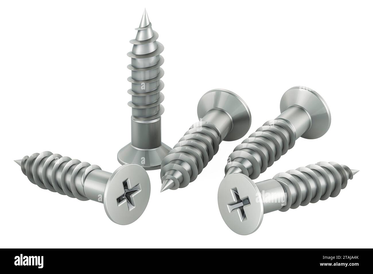 Flat head screws hi-res stock photography and images - Alamy