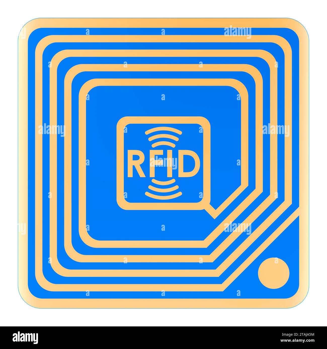 RFID Tag, 3D rendering isolated on white background Stock Photo - Alamy