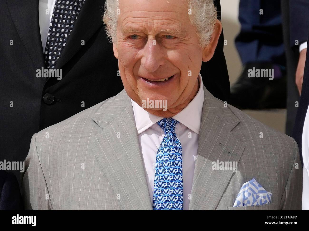 King Charles III attends a group photo at the COP28 U.N. Climate Summit ...