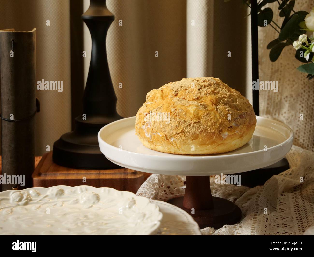 Photos of bread and cakes in restaurants, high quality photos Stock ...