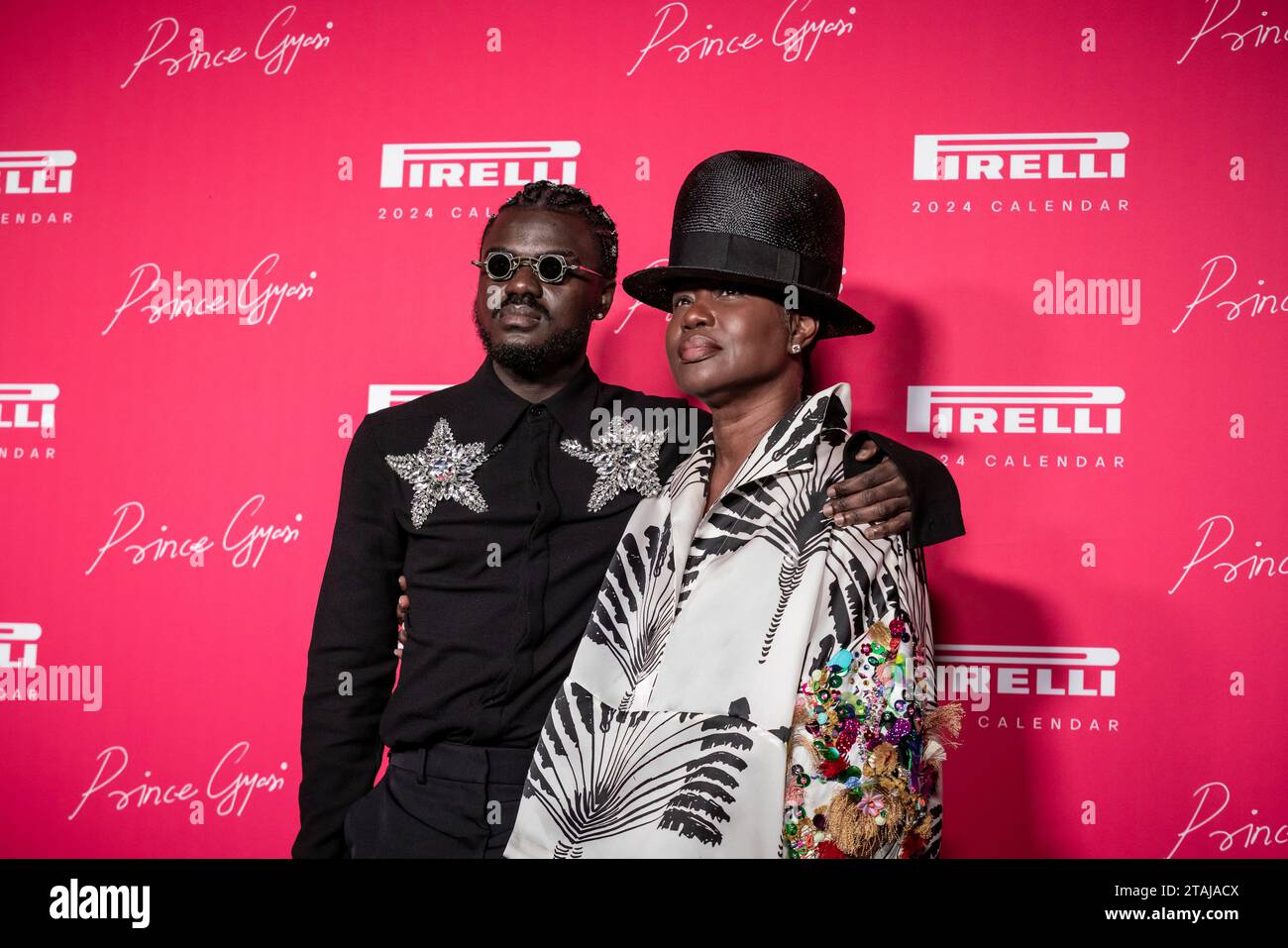London, UK. 30th November 2023. Prince Gyasi and Melenese Ford arrive ...